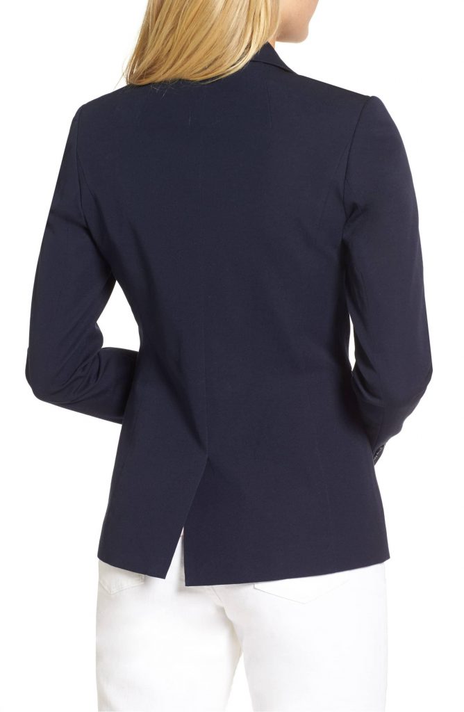 Women Formal Blazer Coat Jacket Plus Size Navy Blue- Ready – uBuyWise